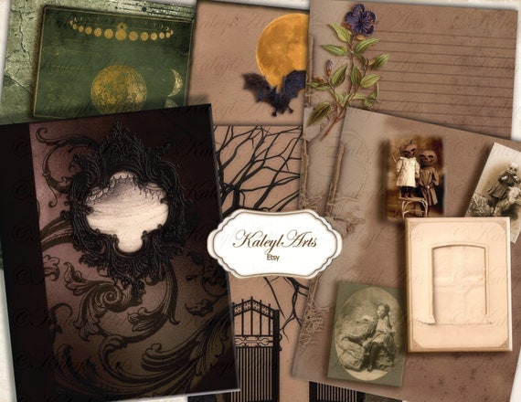 Dark Journal Book of Shadows Journal Grimoire Diary Old - Etsy