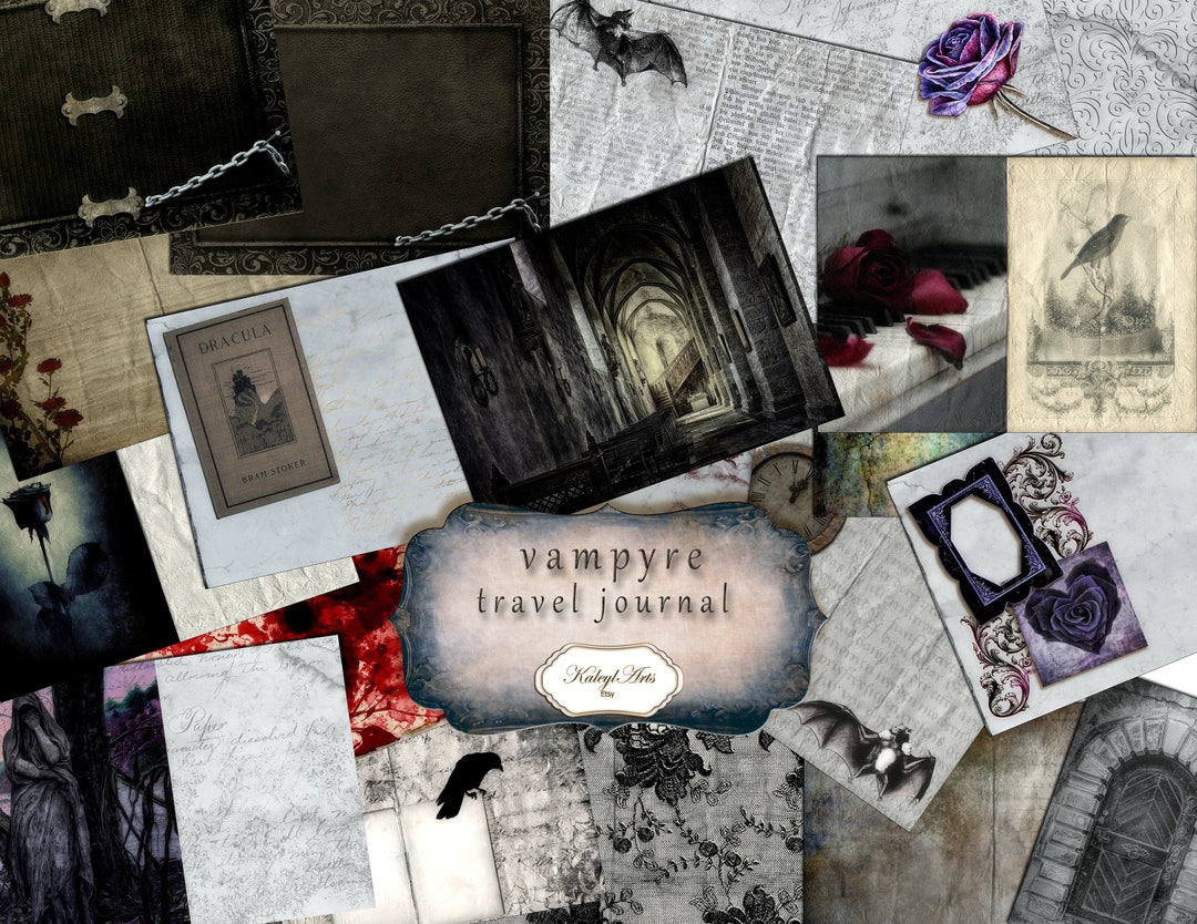 Vampire, Journal ,printable ,book of Shadows ,grimoire ,mystical ...
