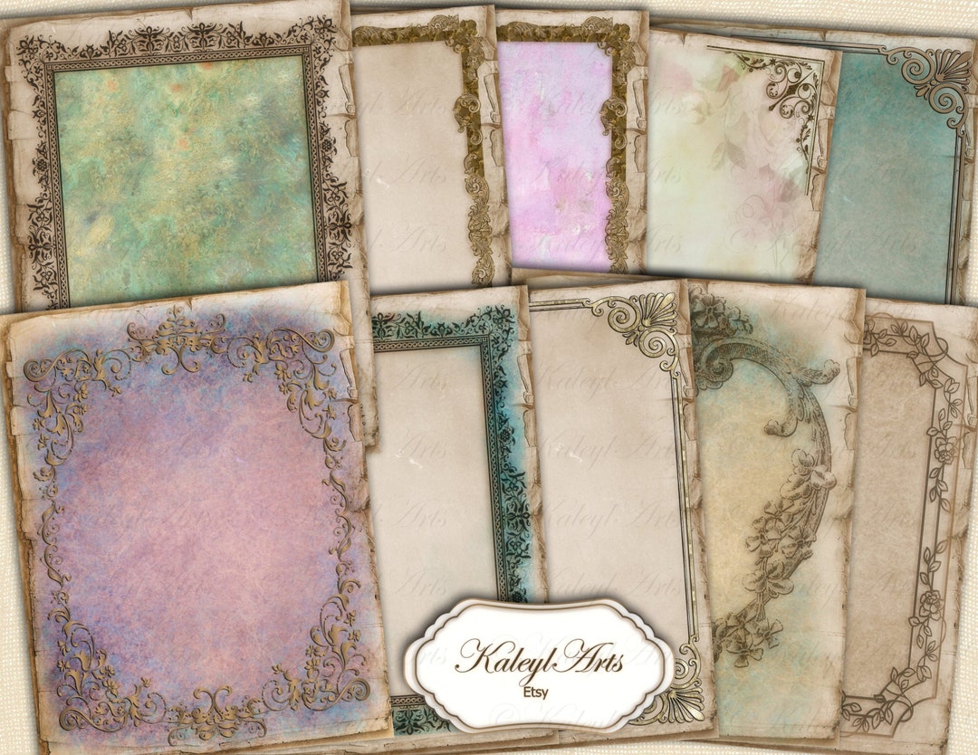 Victorian, Scrapbook, Pages, Printable, Vintage, Shabby Chic, Ephemera ...