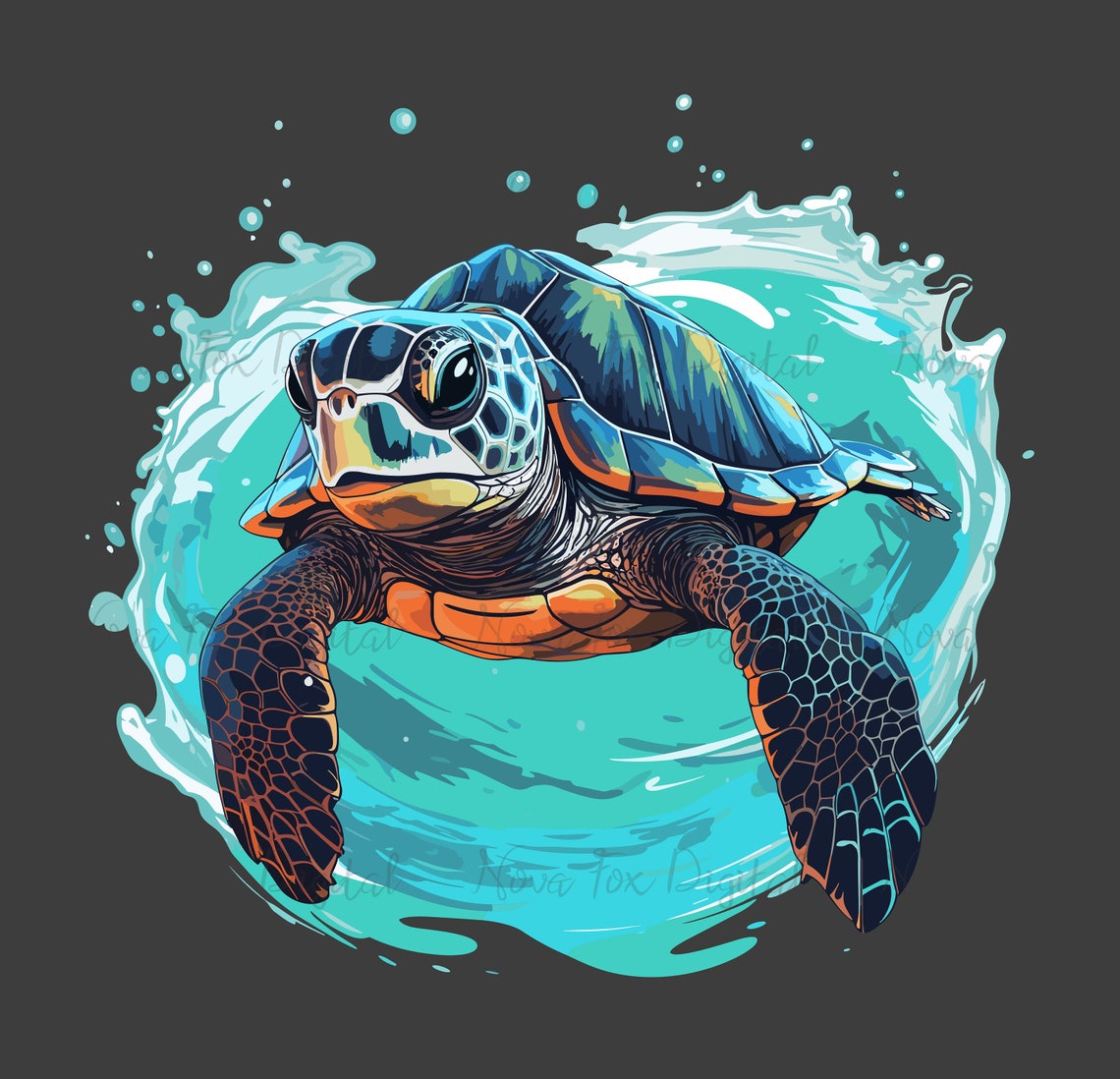 Sea Turtle PNG, SVG, JPG Digital Download - Great for Sublimation ...
