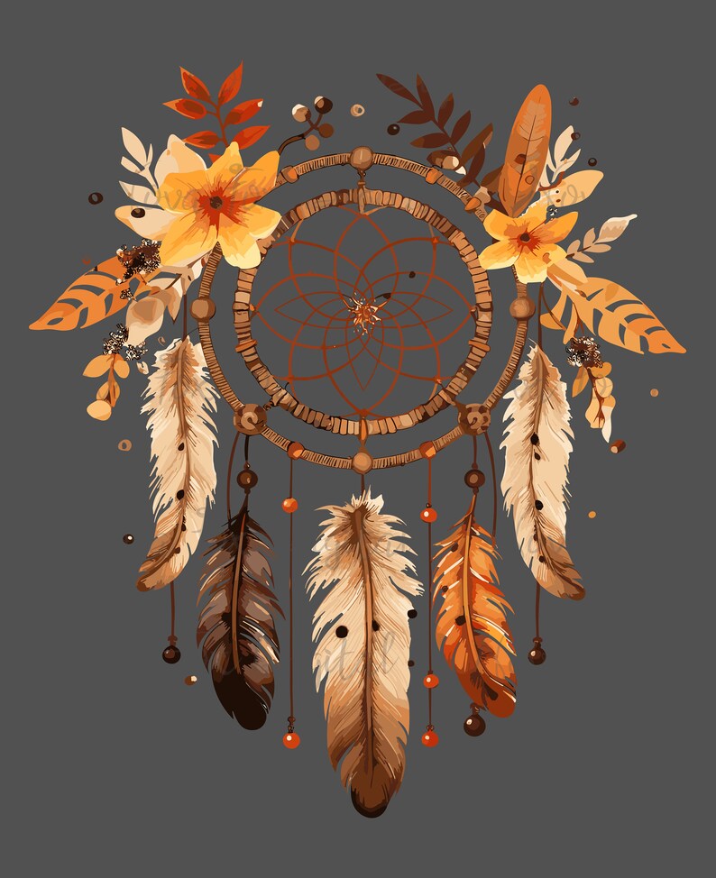 4 Pack Fall Dream Catcher PNG, SVG, JPG Digital Download - Great for ...