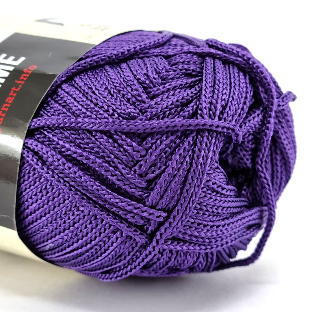 Hilo de macramé morado y magenta, para tejer a mano, para hacer bolsos ...