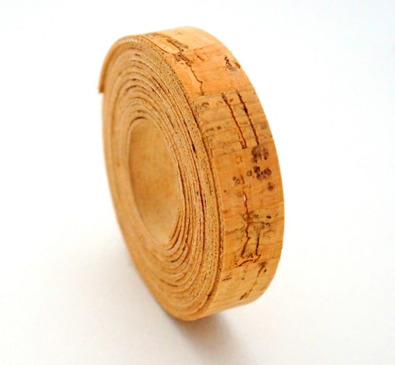 Natural cork strips C1 1cm/0.39 inches width in sets of 5 | Etsy