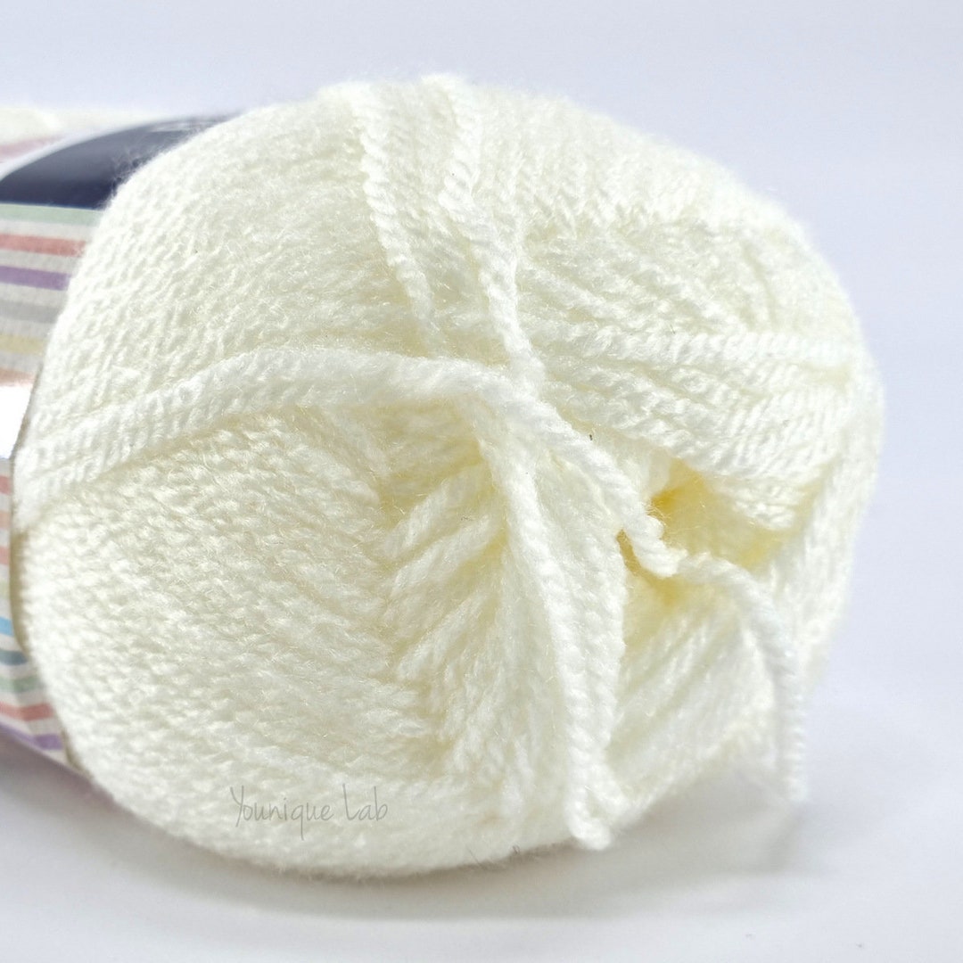 White Baby Yarn From Yarn Art for Baby Knitwear and All Kinds of ...