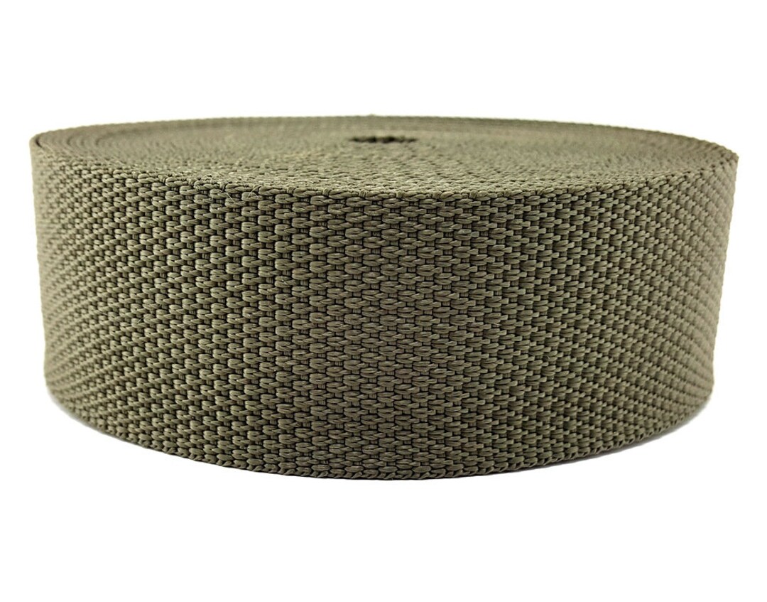 Khaki Green Economic Webbing by Meter, Ideal for Any Crafting Webbing ...