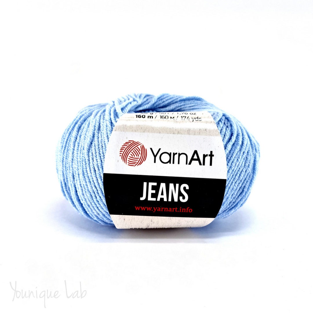 Jeans Yarn Art Amigurumi Yarn Baby Blue No75 50 Gr Ideal for Amigurumi ...