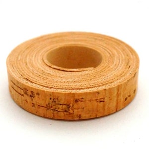 Natural Cork Strips (C1) 1cm/0.39 Inches Width in Sets of 5 Items for ...