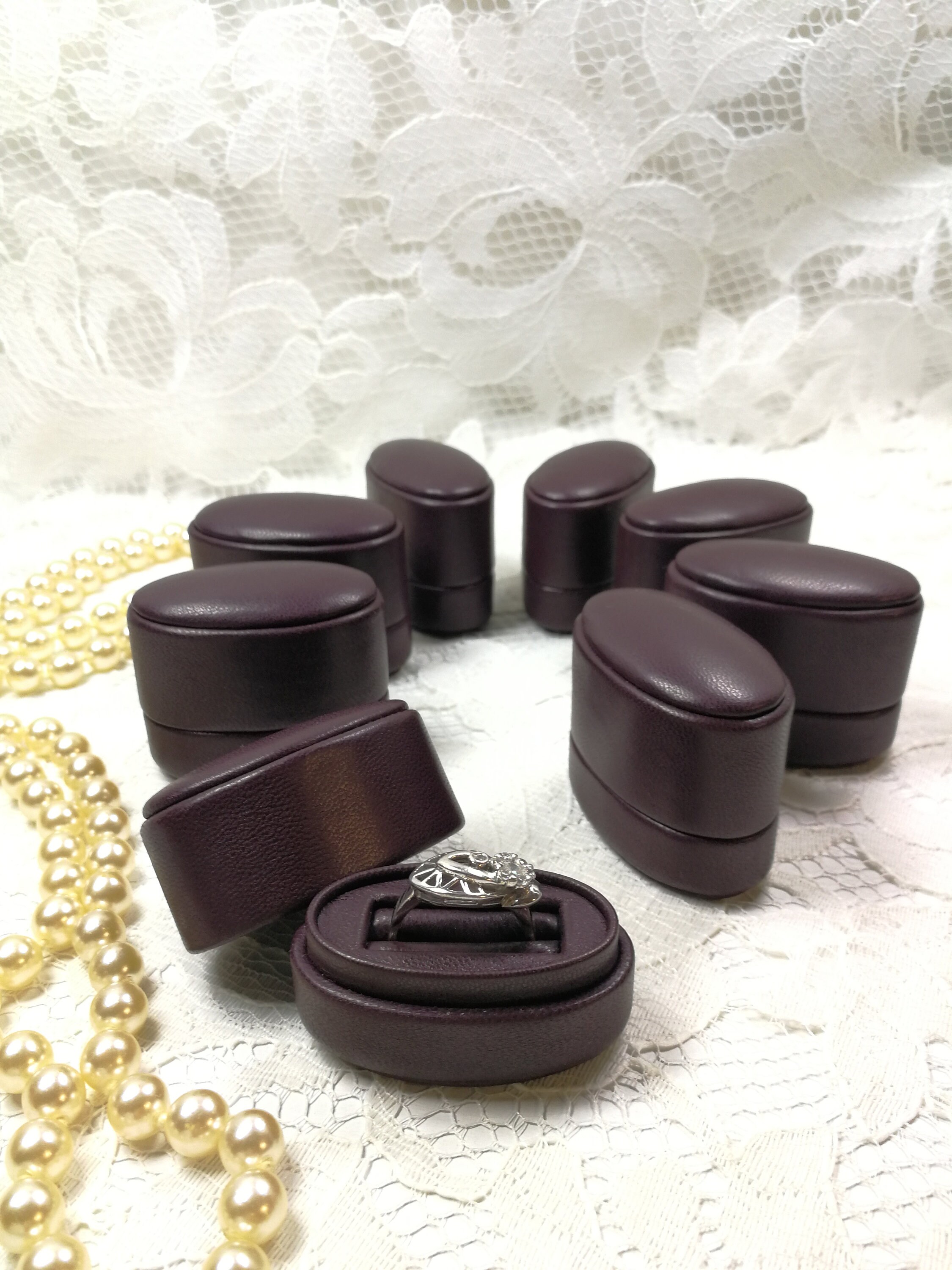Engagement Ring Box Mini Ring Box Wedding Ring Box Engagement Proposal ...