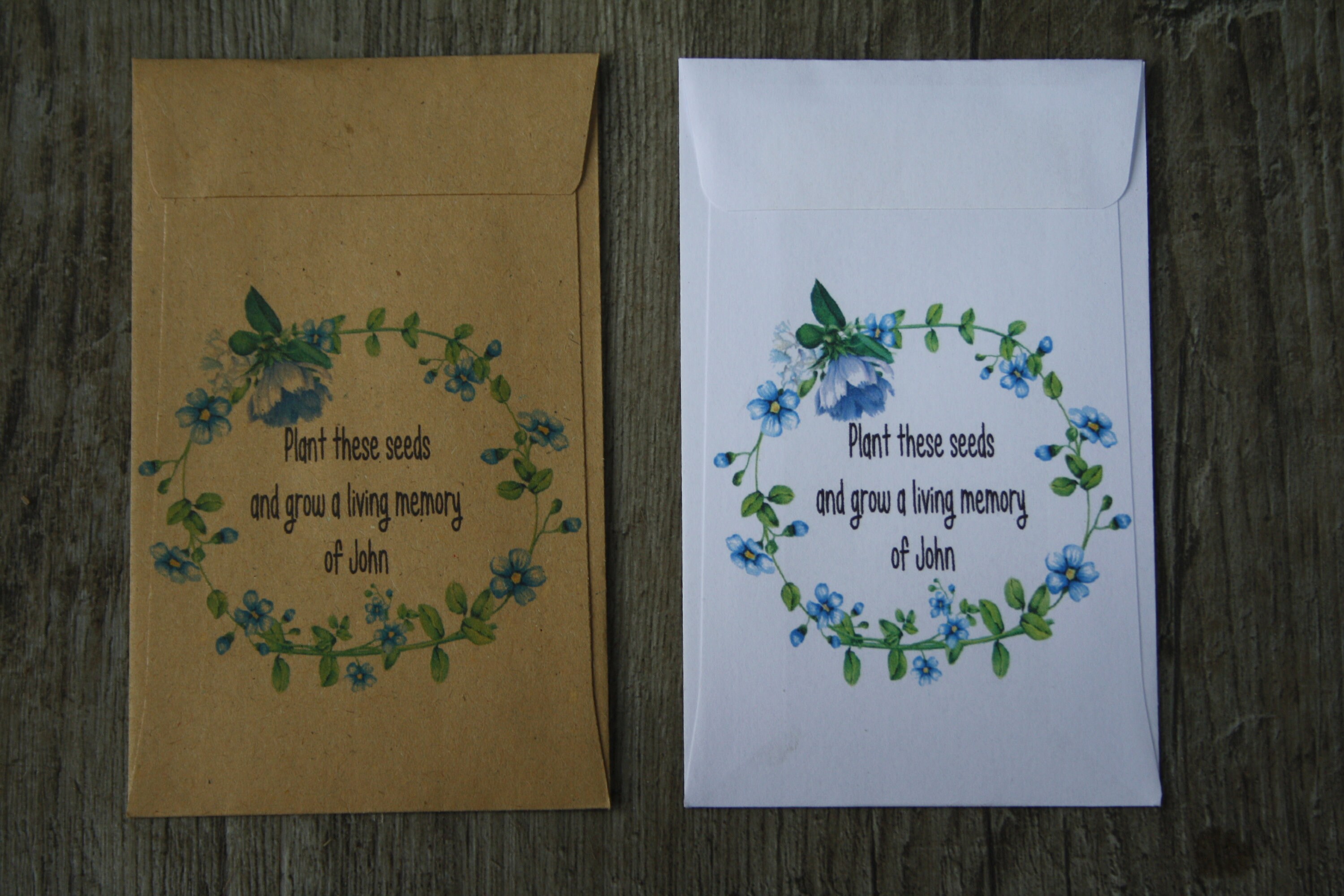 50 Personalised in Loving Memory Funeral Memorial Remembrance | Etsy UK