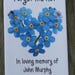 20 Personalised in Loving Memory Funeral Memorial Remembrance Forget Me ...