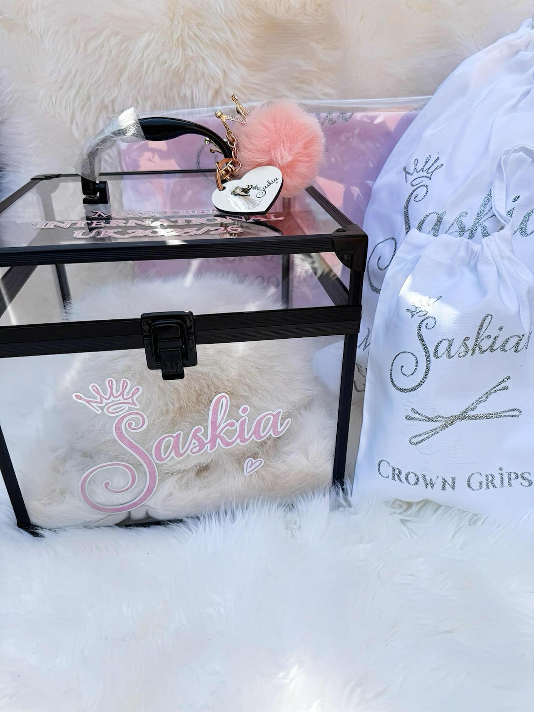 Personalized Pageant Crown Case, Sash Bag & Accessories - Etsy