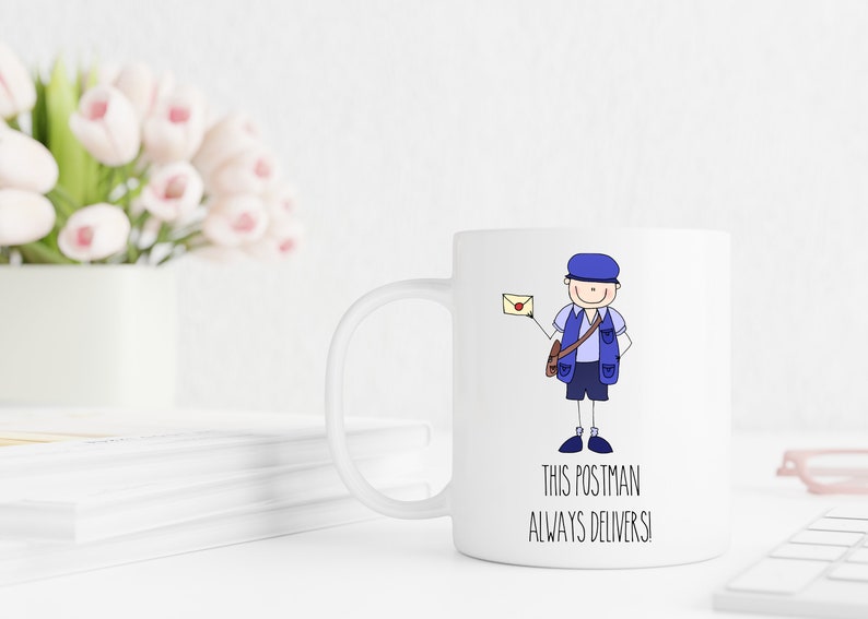 Funny Cartoon Postie Clipart Set Delivery Driver Royal Mail - Etsy