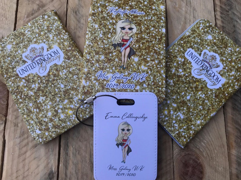 Pageant Passport and Luggage Tag Gift Set Pageant Gift | Etsy