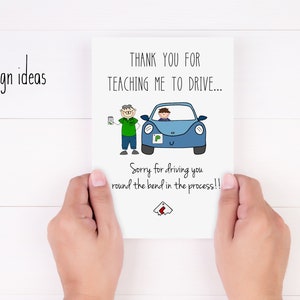 Driving Instructor Cartoon Character, Learner Driver Clipart, New ...