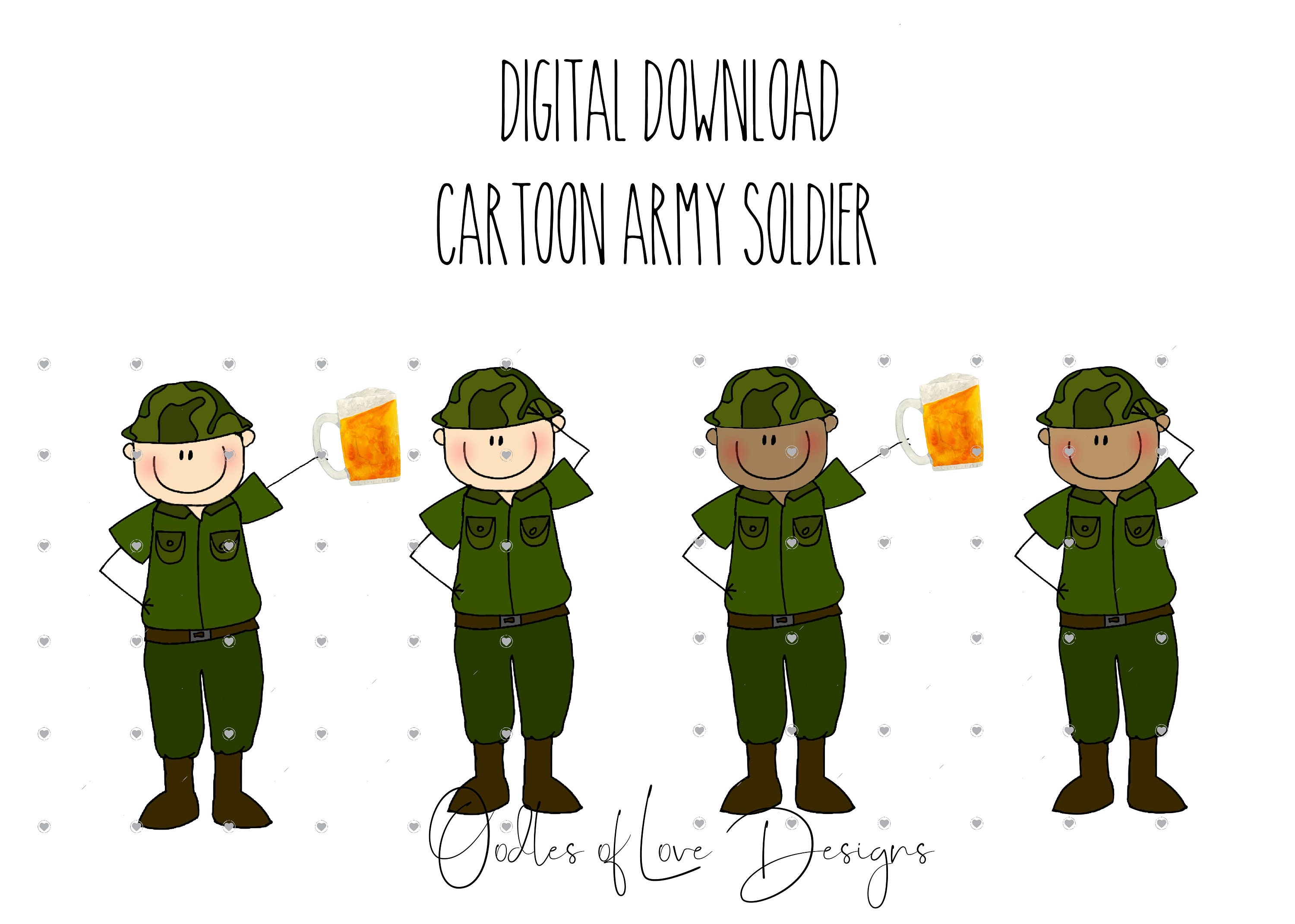 Animated Army Clip Art