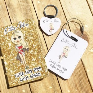 Pageant Passport and Luggage Tag Gift Set, Pageant Gift, Pageant Girl ...