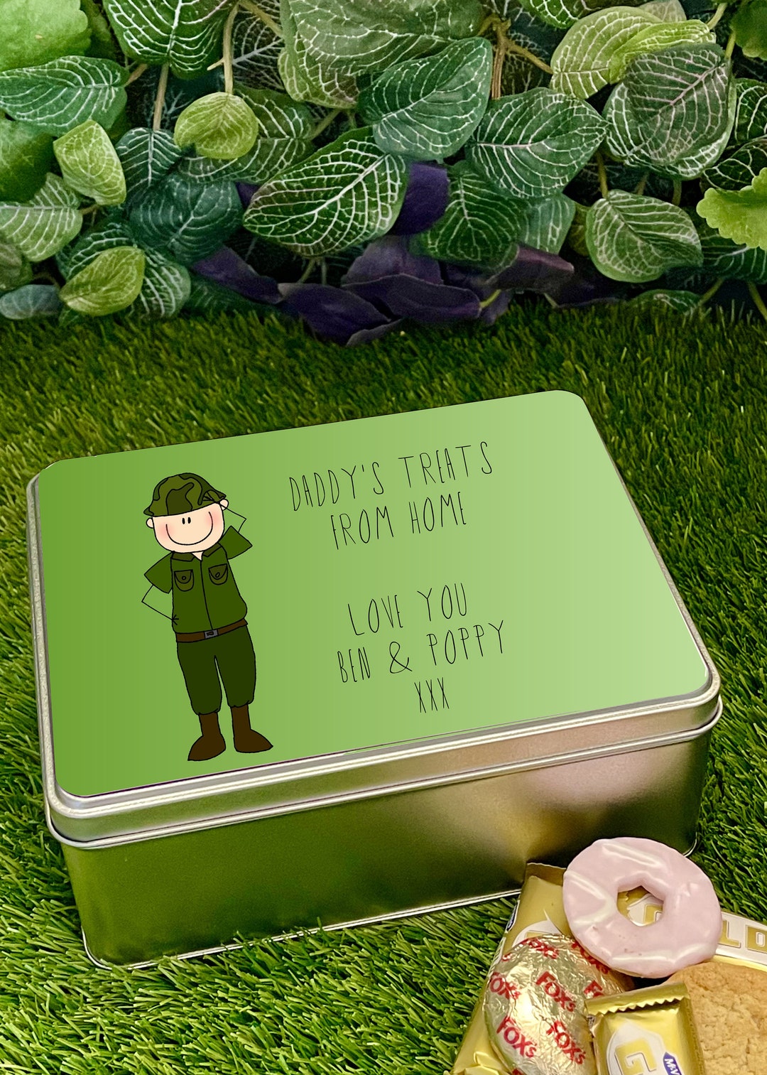 Soldier Treat Tin, Deployment Gift, Army Gift, Funny Army, Army Care ...