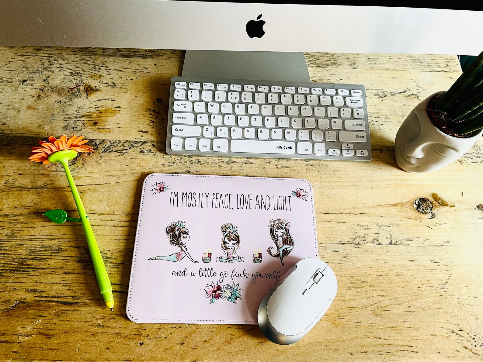 Funny Mouse Mat Desktop Computer Mouse Pad. I'm Mostly - Etsy