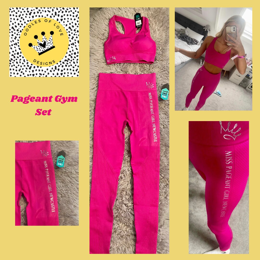Pageant Gym Set, Pageant Lounge Wear, Pageant Clothing, Pageant Gift ...
