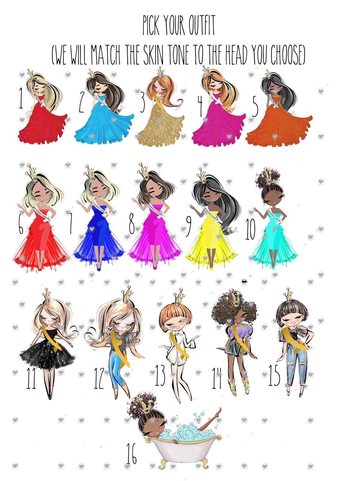 Super Cute Pageant Girl Jute Bag Pageant Bag Cute Cartoon - Etsy