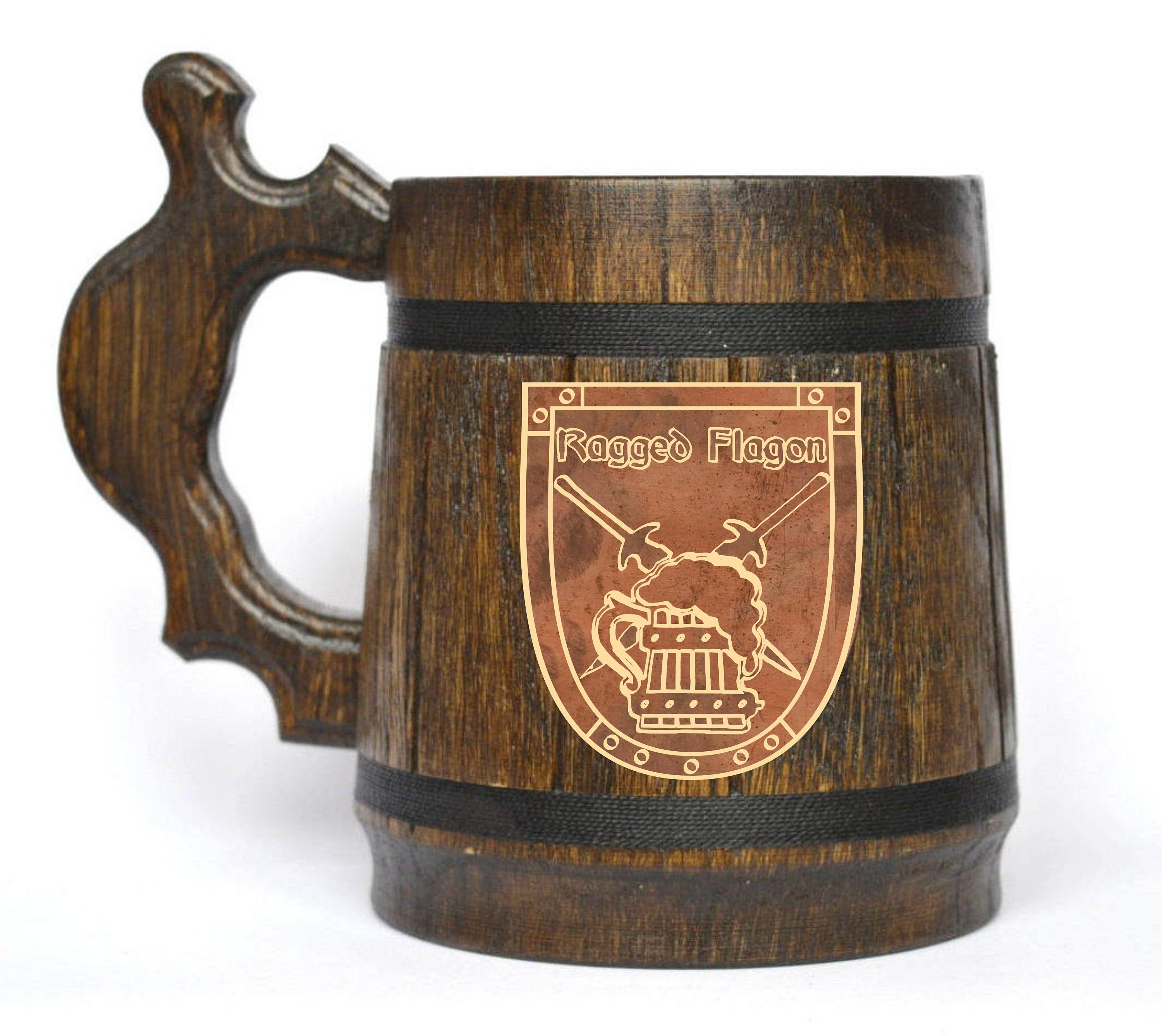 Ragged Flagon mug Skyrim Mug Elder Scrolls beer mug Skyrim gift Thieves ...