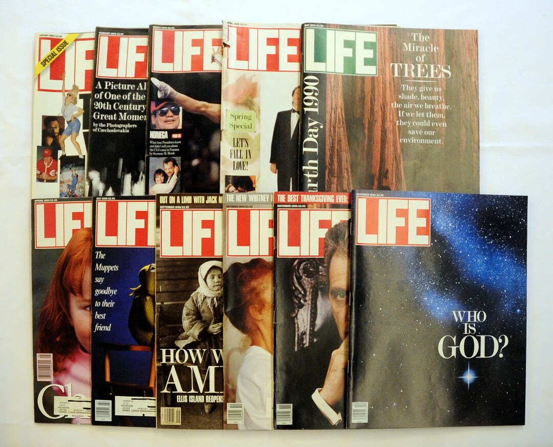 Vintage 1990 LIFE Magazines Your CHOICE Jan-dec Fergie & Babies ...