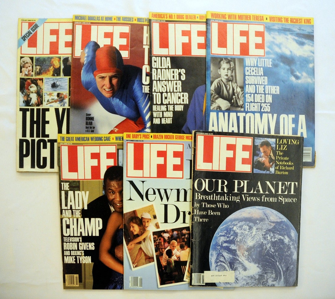 Vintage 1988 LIFE Magazines, Your CHOICE Jan-nov Olympians Paul Newman ...