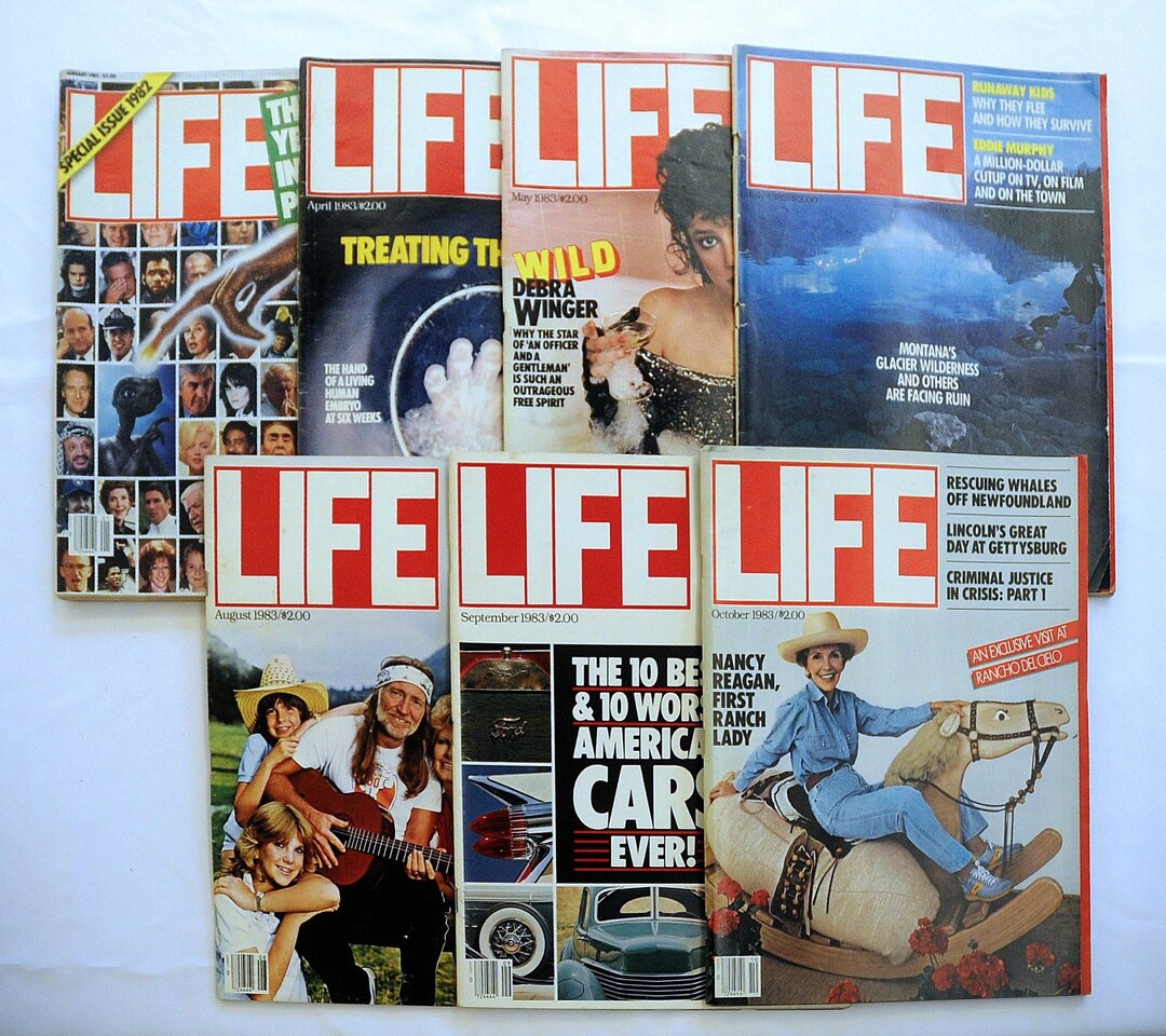 Vintage 1983 LIFE Magazines, Your CHOICE Jan-oct, Nat'l Parks, Debra ...