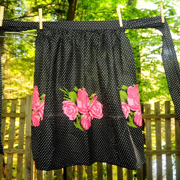 Polka Dot Apron - Etsy
