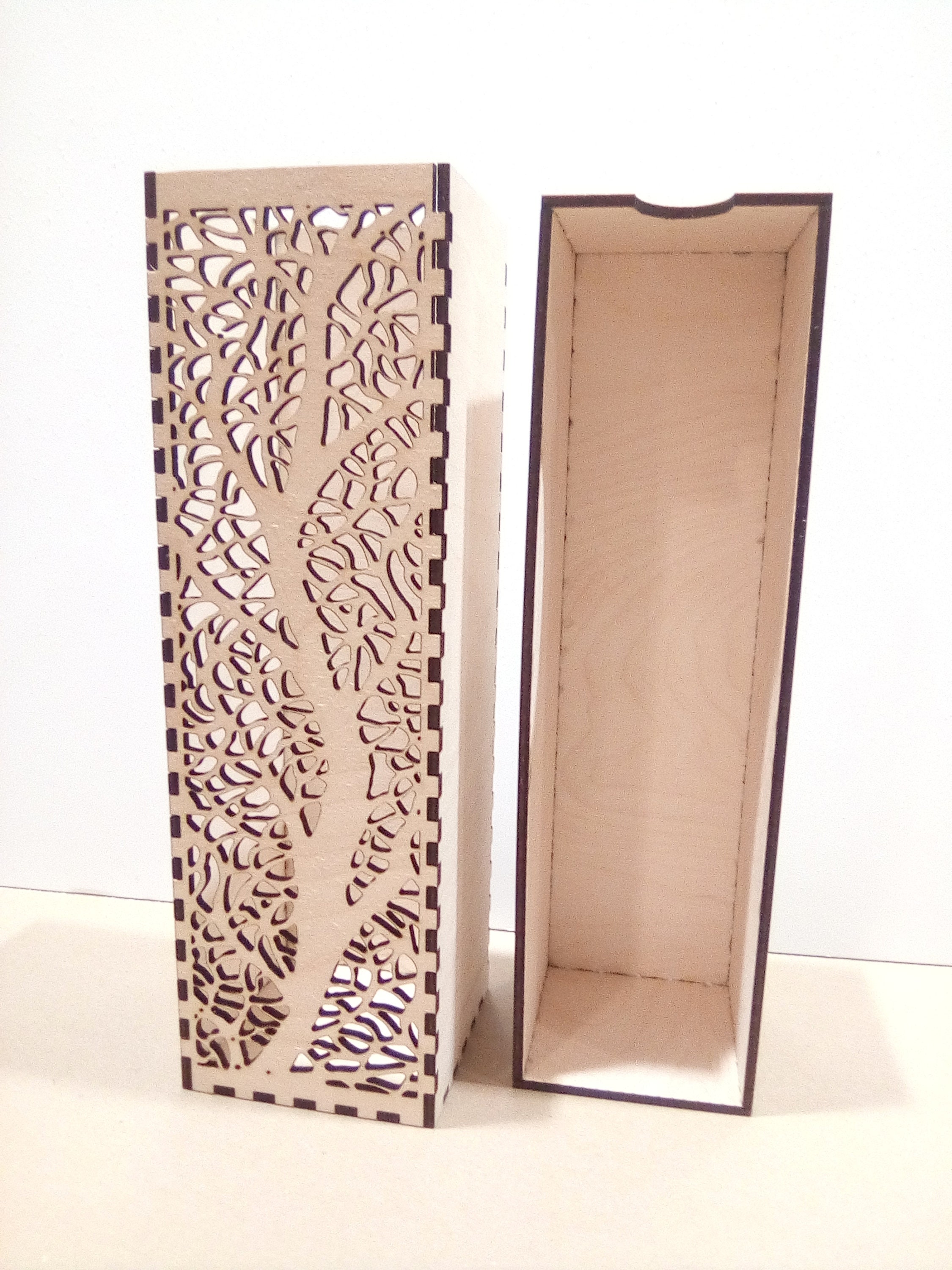 DXF SVG PDF Files for Cnc Laser Cutting, Cnc Router. Box. Wine Bottle ...