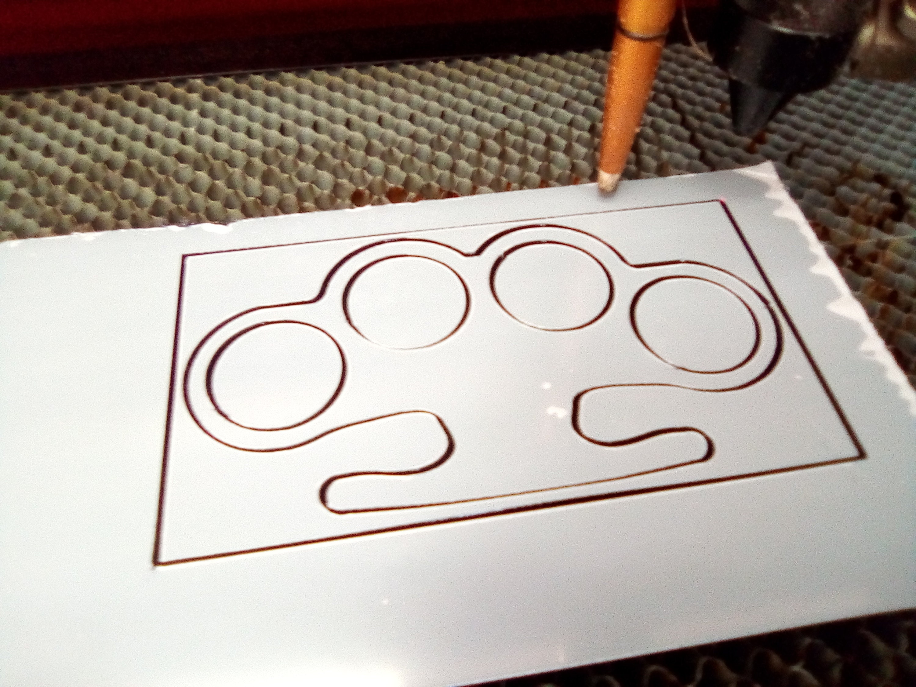 DXF SVG PDF Files for Cnc Laser Cutting, Cnc Router. Knuckles With Wolf ...