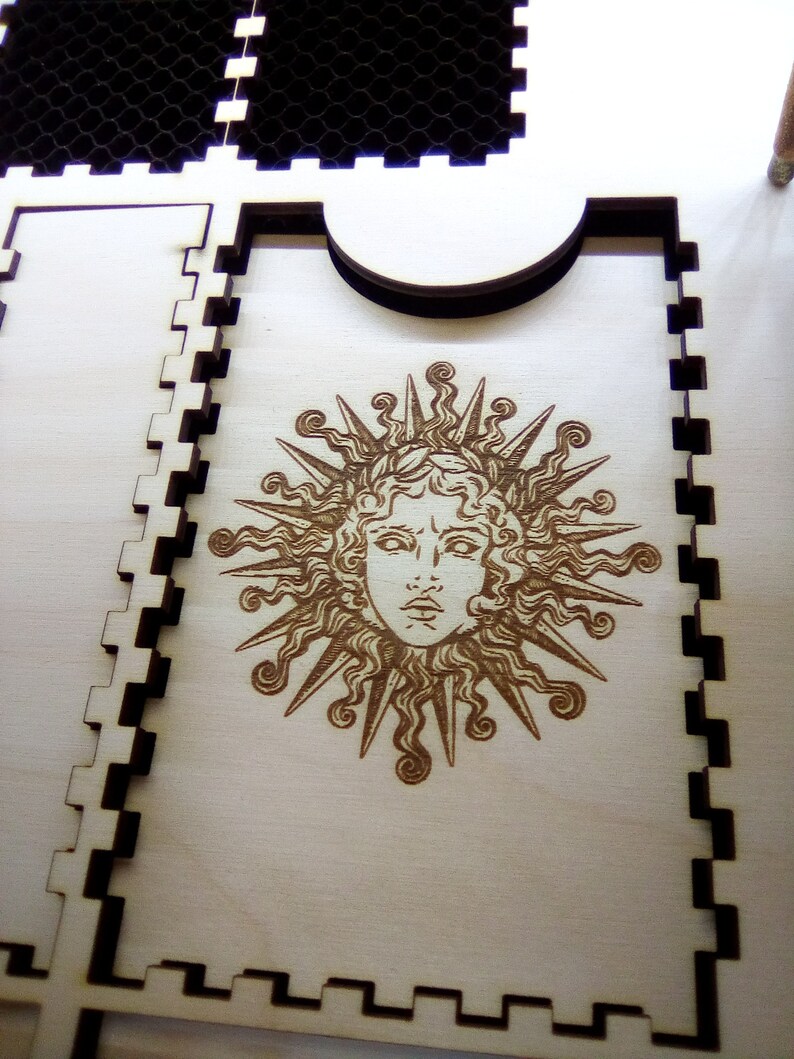 DXF SVG PDF Files for Cnc Laser Cutting, Cnc Router. Box. Tarot Card ...