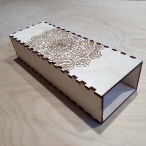 DXF SVG PDF Files for Cnc Laser Cutting, Cnc Router. Box. Pencil Box ...