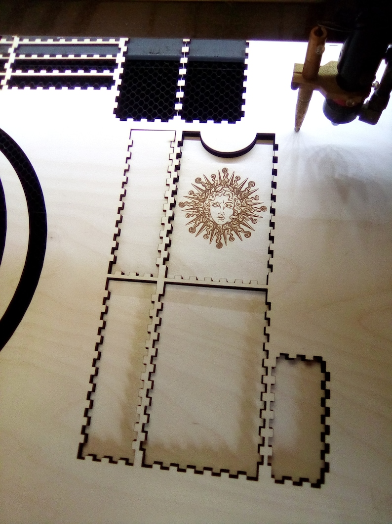 DXF SVG PDF Files for Cnc Laser Cutting, Cnc Router. Box. Tarot Card ...