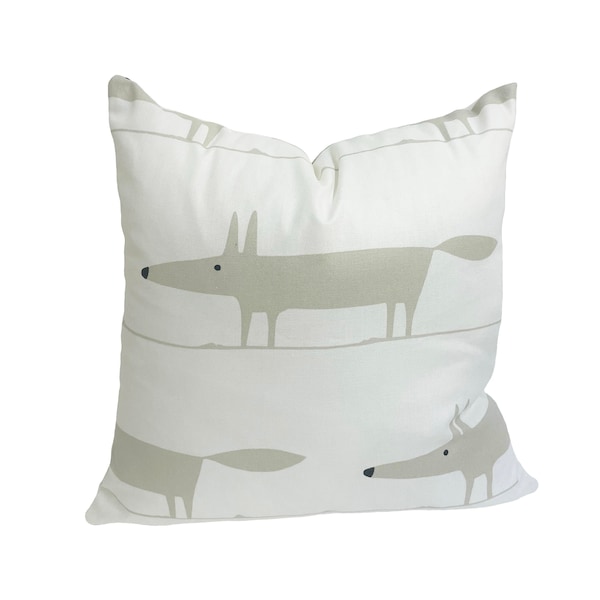 Scion Mr Fox Cushion - Etsy UK