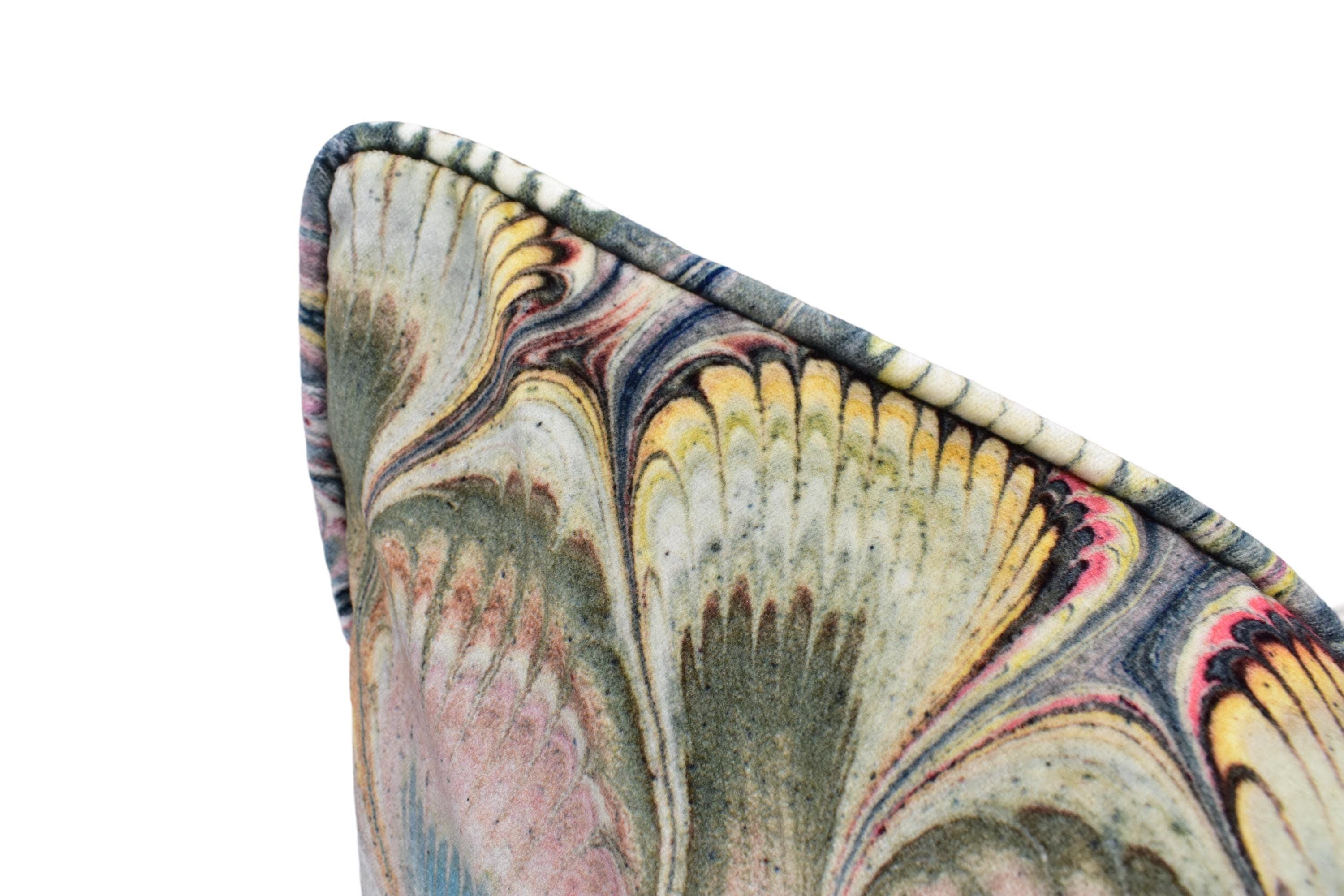 Beata Heuman - Marbleized Velvet - Marvellous Sumptuous Unique Marbled ...