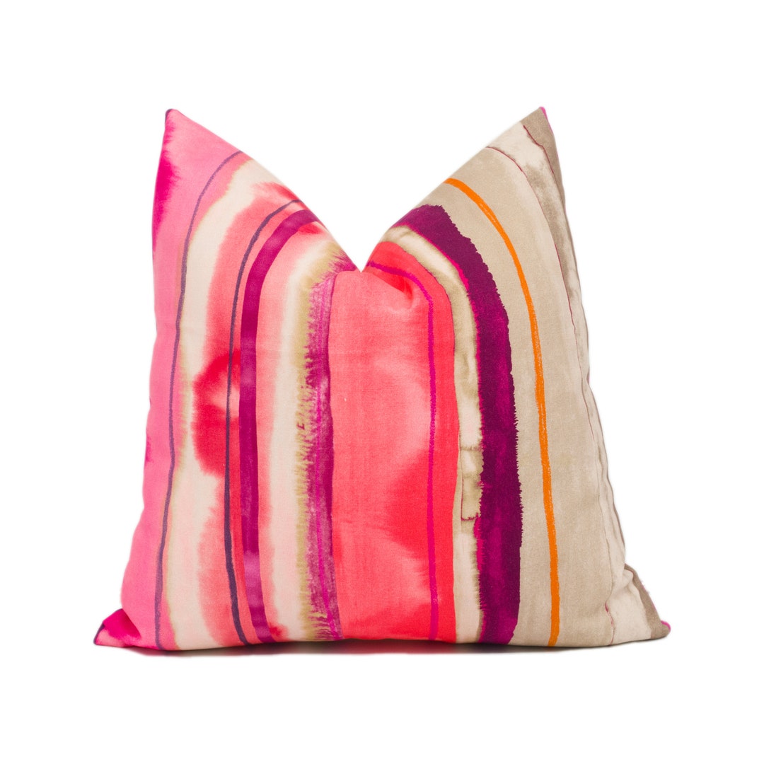 Harlequin - Demeter Stripe - Hot Pink / Fuchsia / Shell - Stunning ...