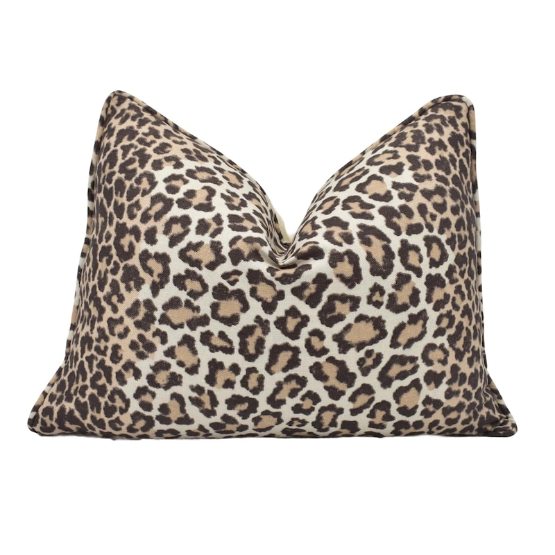 Leopard Bolster Pillow - Etsy