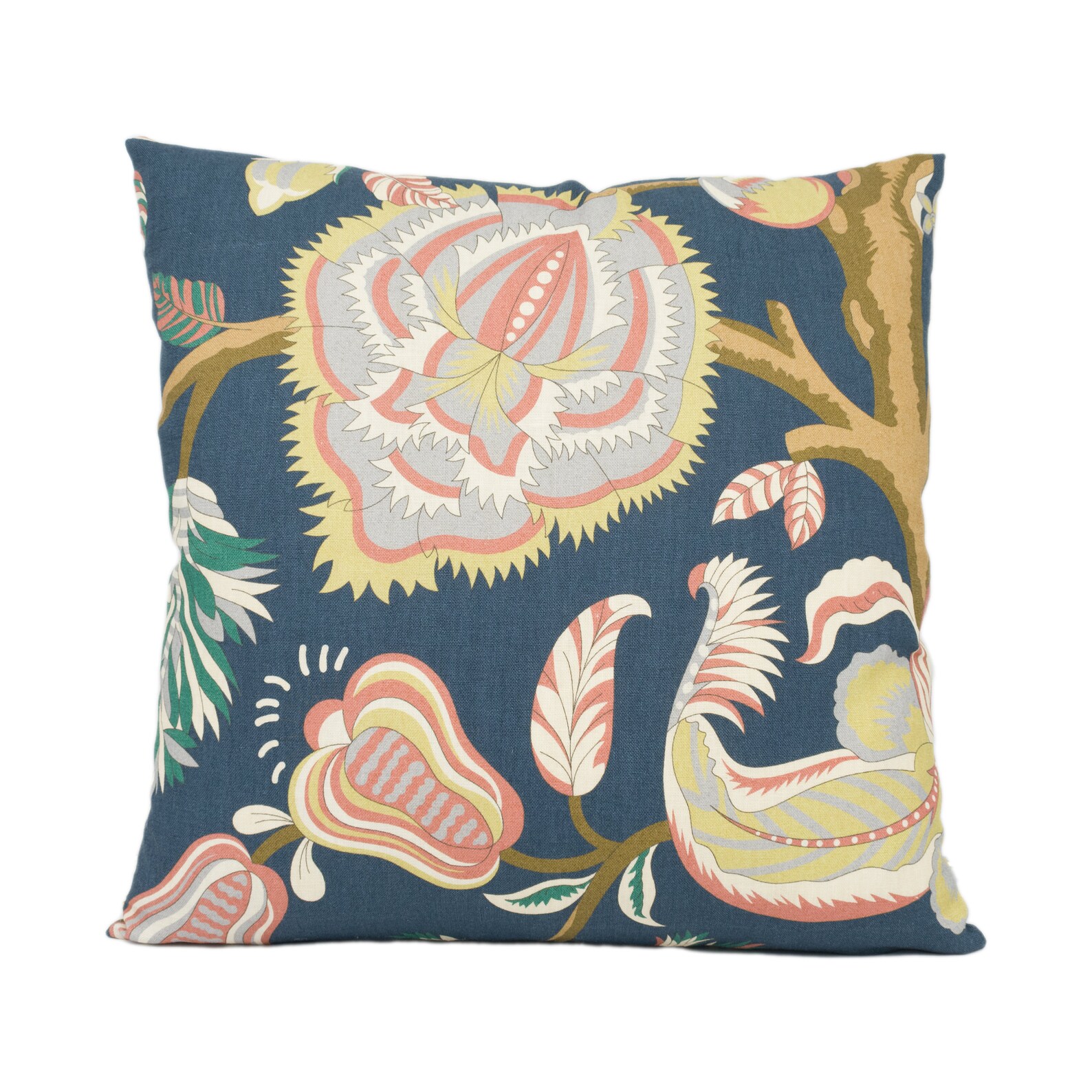 Liberty Fabric - Palampore Trail - Pewter Blue - Stunning Cushion Cover ...