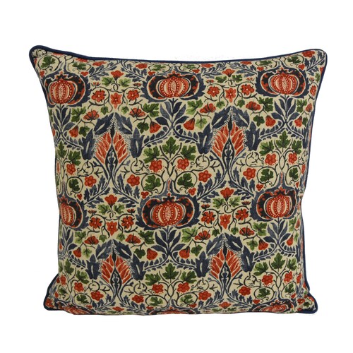 William Morris Little Chintz Indigo / Carmine Cushion - Etsy