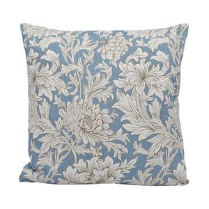 William Morris - Chrysanthemum Toile - Slate - Toile Floral Cushion ...