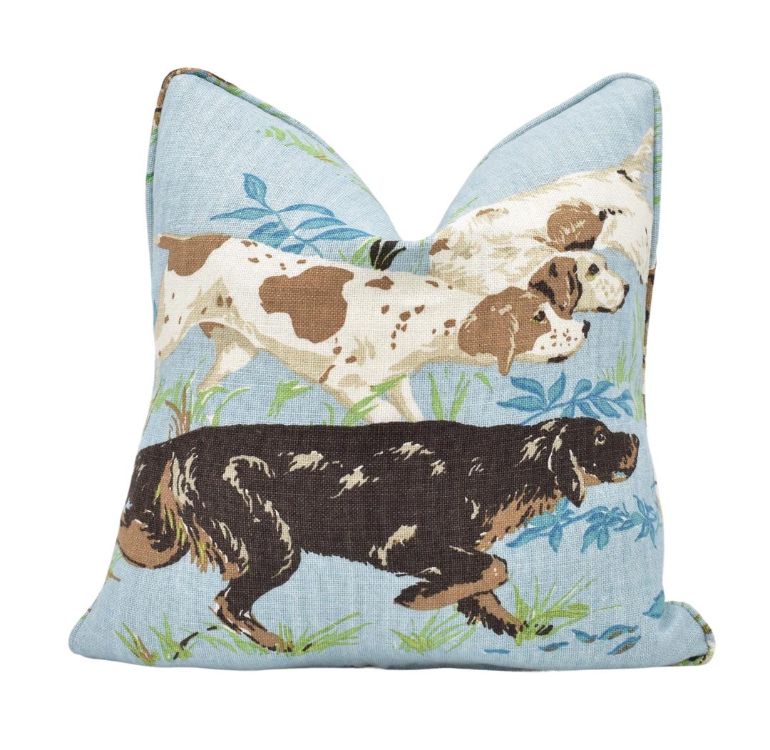 Schumacher - Pointers - Sky - Classic Hunting Scene Designer Dog ...