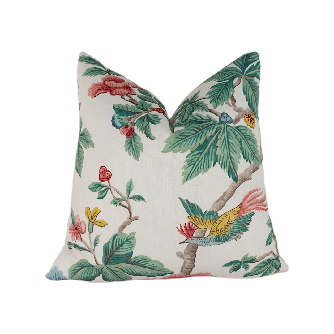 Sanderson - Lophura - Chintz - Cushion Cover Throw Pillow National ...