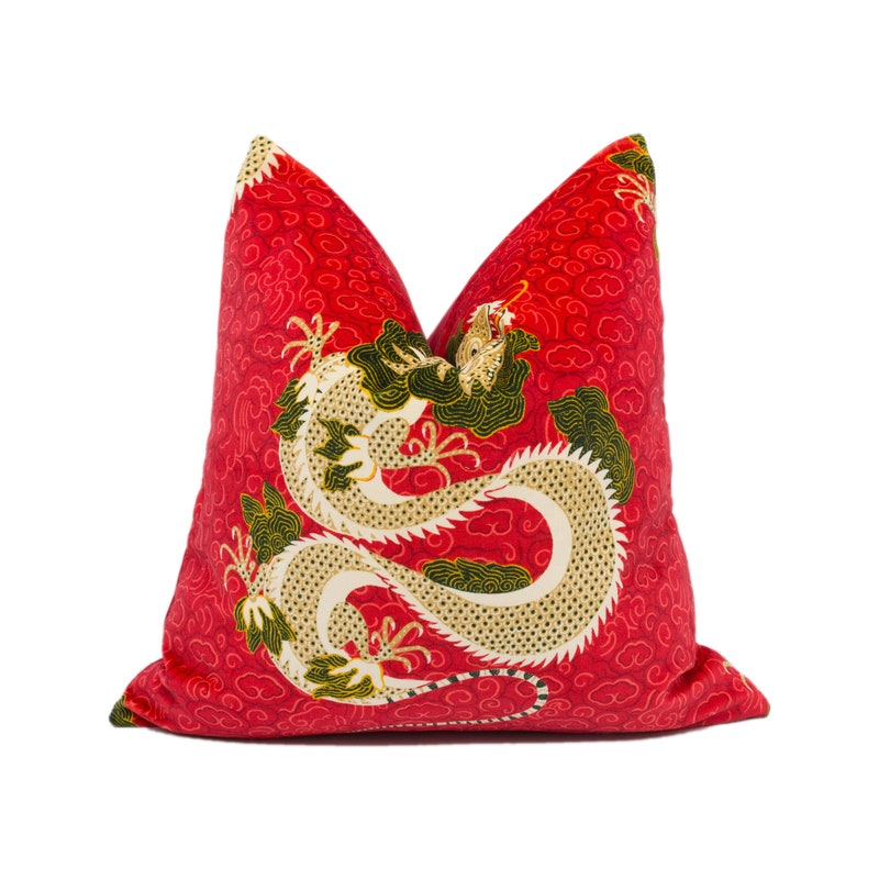 Asian Dragon Pillow - Etsy