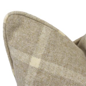 Abraham Moon - Hawes - Natural - 100% Wool Cushion Cover - Designer ...