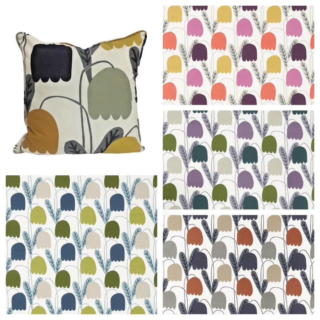 Scion - Fritilla - 5 Colourways Available - Retro Scandi Cushion Cover ...