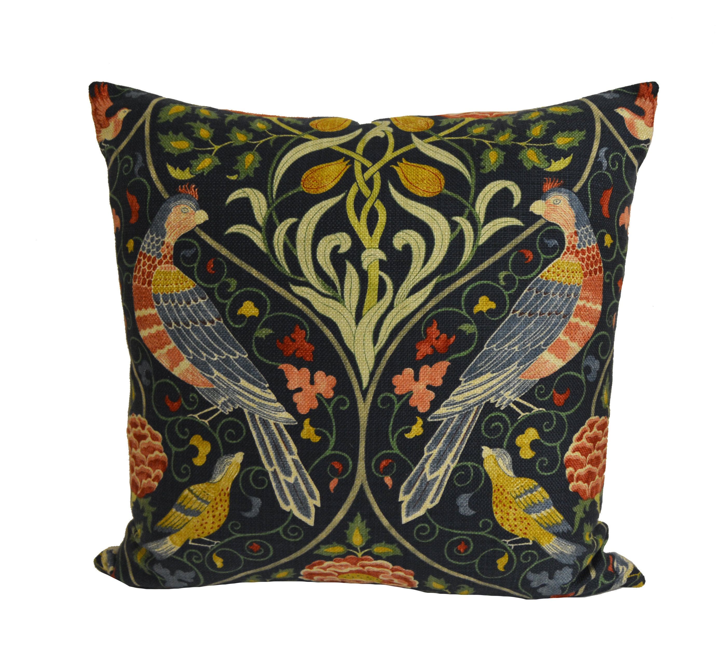William Morris Seasons by May Indigo Cushion Cover Throw - Etsy UK