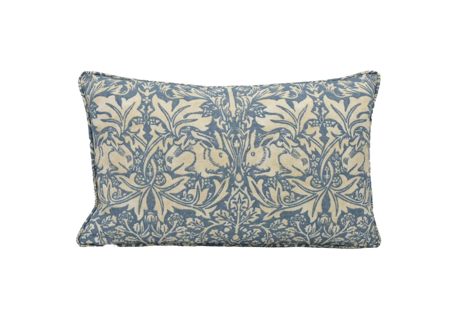 William Morris - Brer Rabbit - Slate / Vellum - Slate Blue Botanical ...