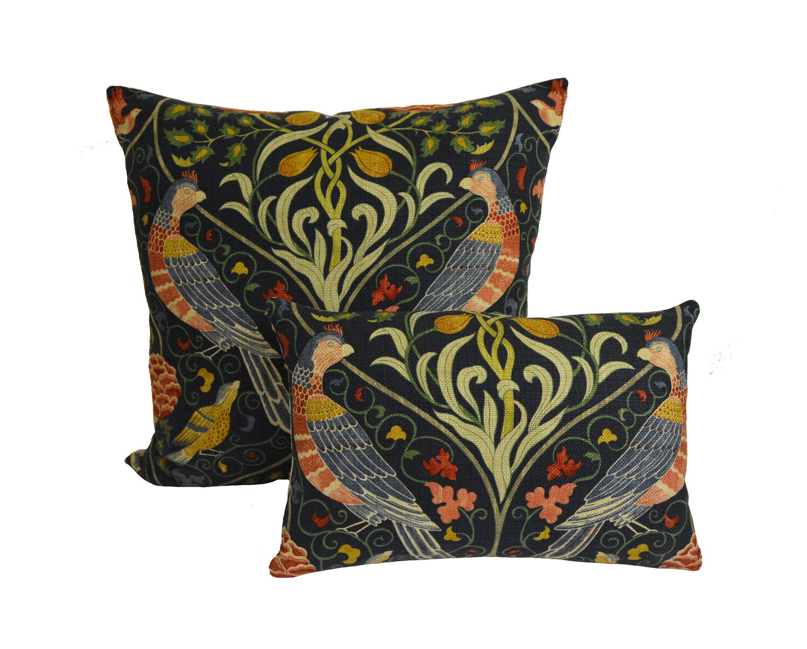 William Morris Seasons by May Indigo Cushion Cover Throw - Etsy UK