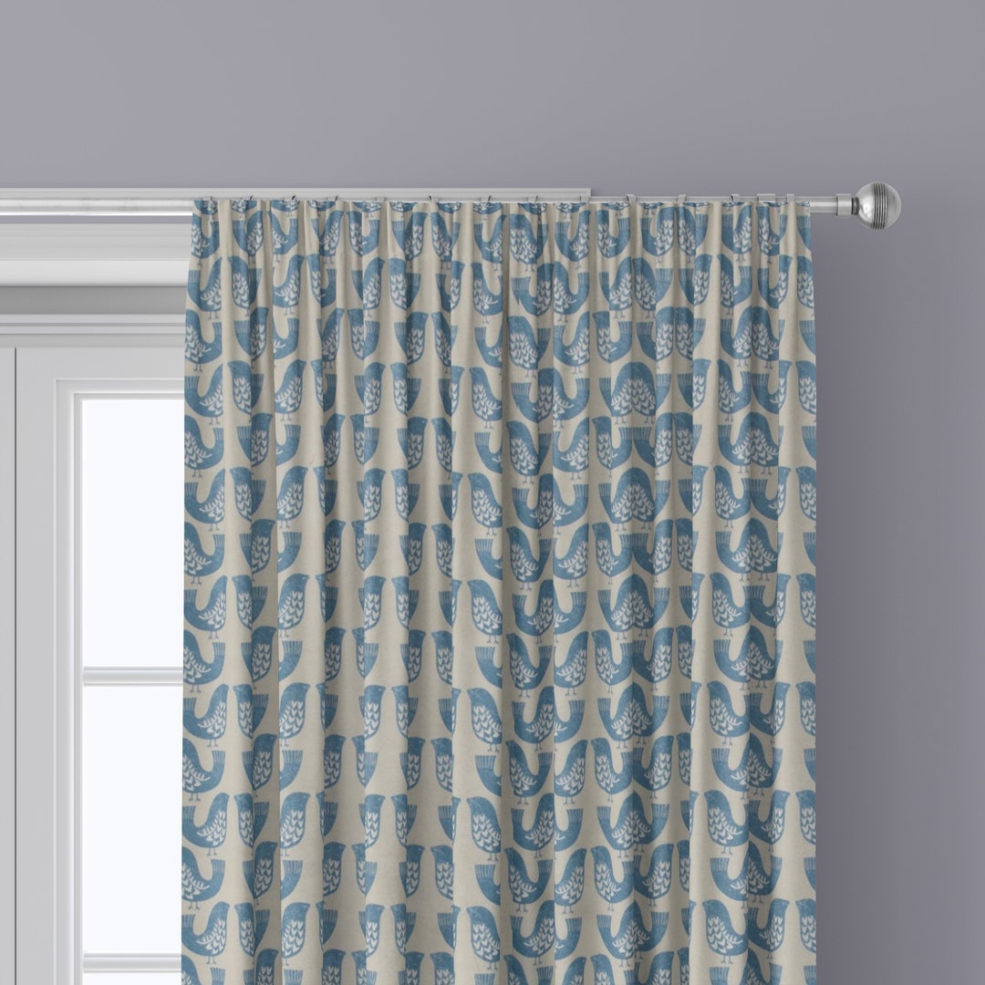 Iliv - Scandi Birds - Capri - Curtains Made to Measure Drapes Designer ...